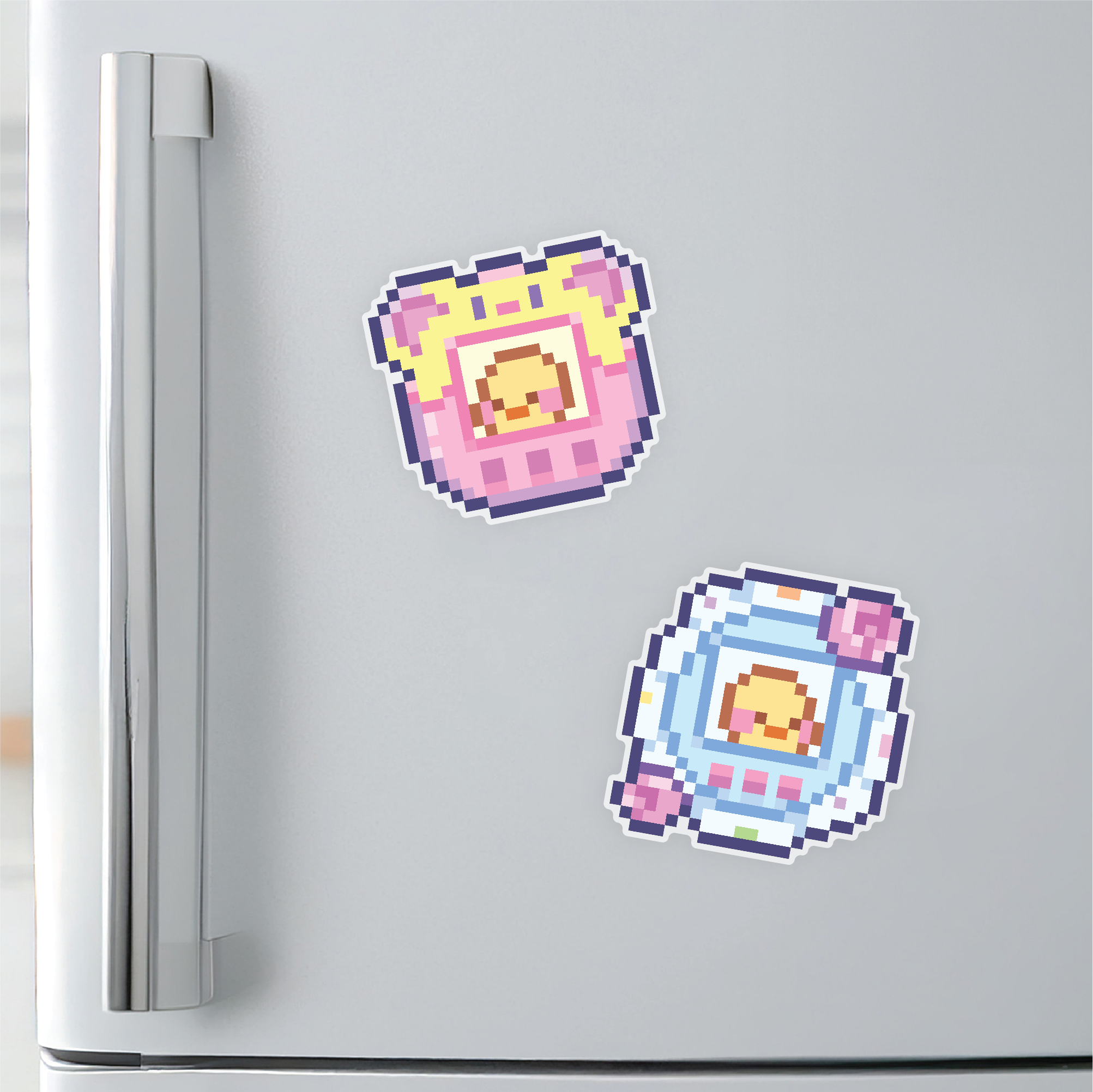Pet Toy Magnet Set | Pixel Art Sticker by Number Magnet Craft Kit – Pixyls